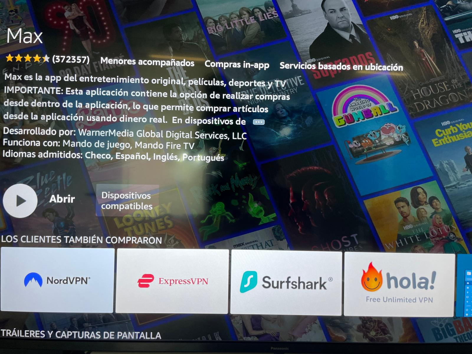 Max (HBO Max) en tu Fire TV Panasonic - Blog de Panasonic España